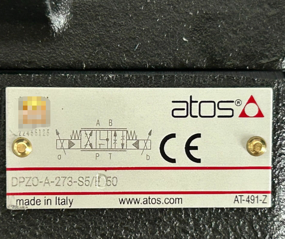 ATOS阿托斯比例阀DPZO-A-273-S5/D 50现货库存 - 上海视由液压设备有限公司
