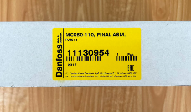 11130954 MC050-110丹麦Danfoss丹佛斯控制器全新现货 - 上海视由液压设备有限公司